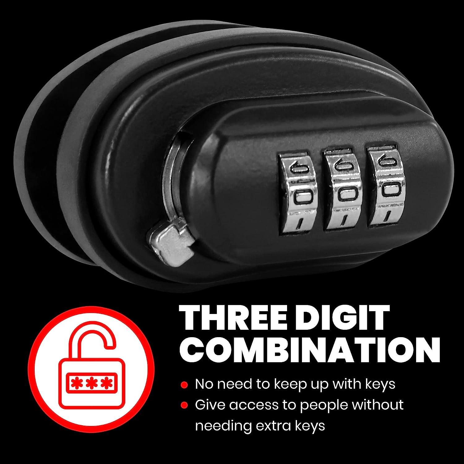 Innovatex Heavy-Duty Gun Trigger Lock Set with 3-Digit Combination - 3 ...