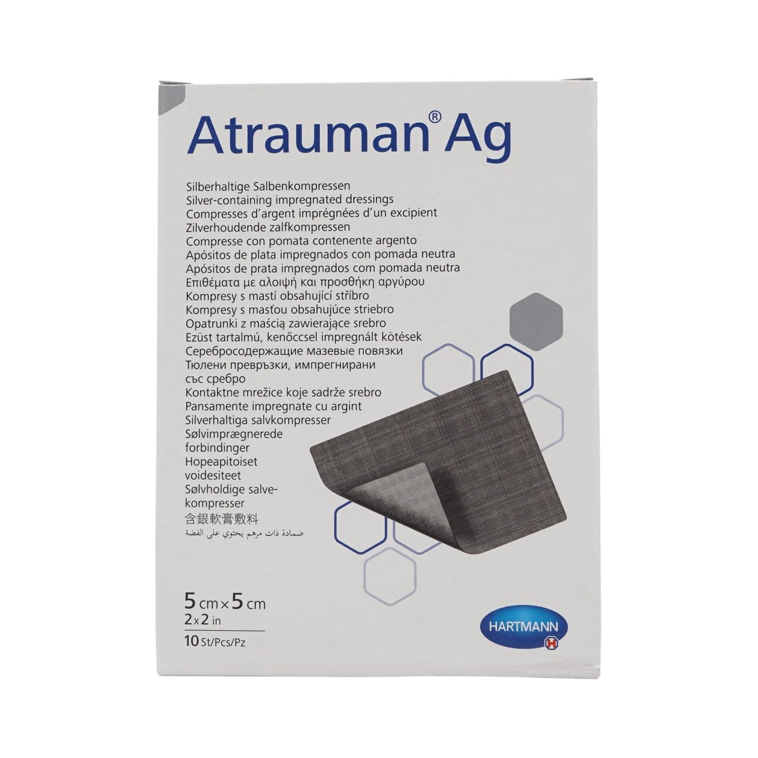 Atrauman AG Silver Wound Dressing 5 x 5cm (Pack of 10) | Buy Now with ...