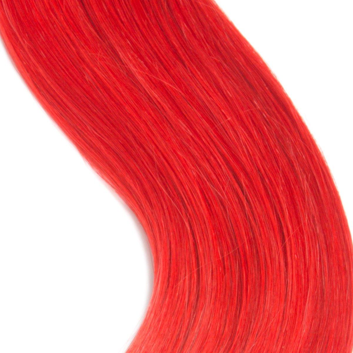 Red Keratin Bonding Extensions - 100% Remy Real Human Hair 25x 1g 45cm ...