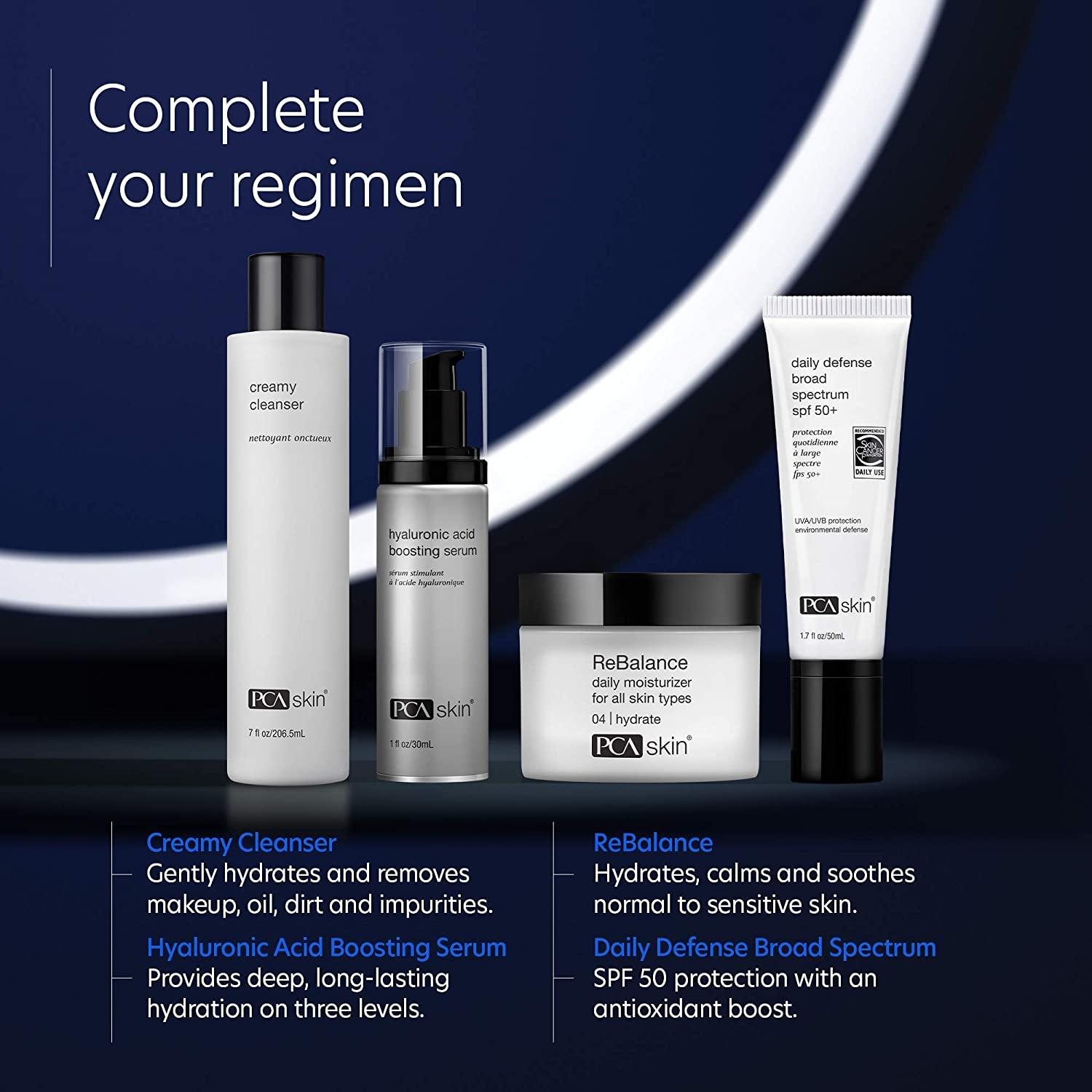 PCA SKIN Daily Defense Broad Spectrum SPF 50+ - Anti Aging Zinc Oxide ...