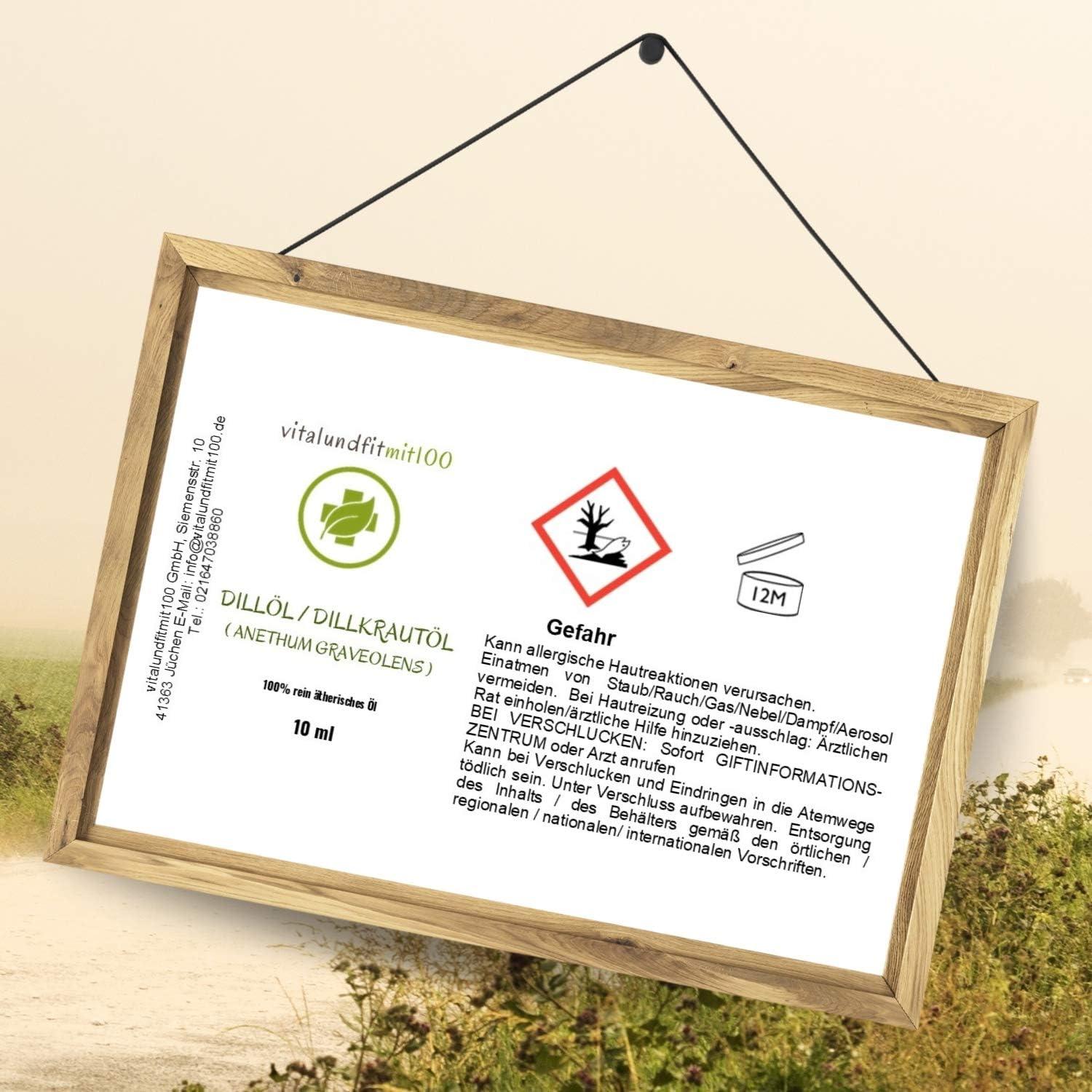 100% Pure Dill Oil (10 ml) - Anethum Graveolens - Premium Essential Oil ...