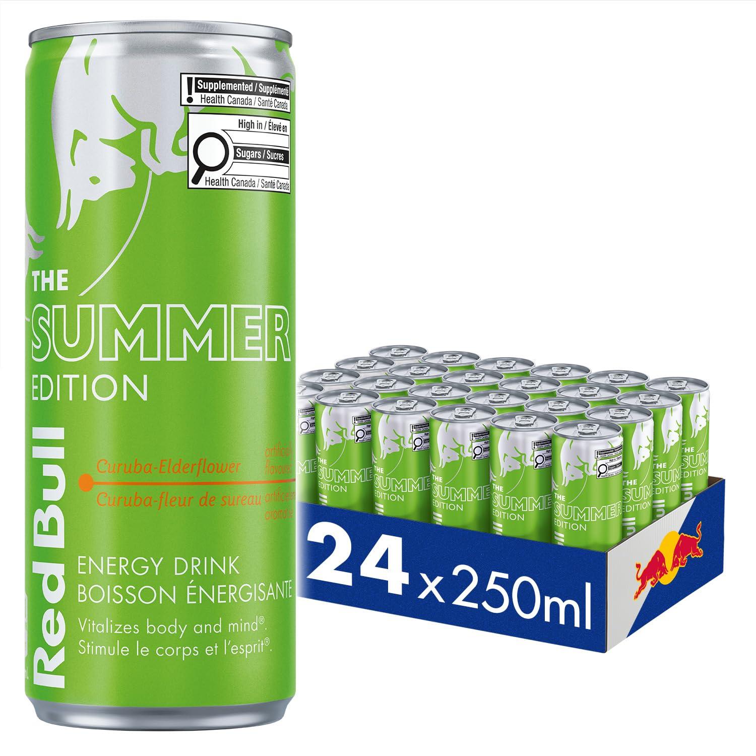 Red Bull Energy Drink Curuba-Elderflower 250ml (24 pack) 250ml (Pack of 24)