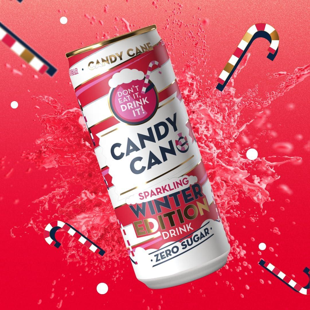 Candy Cane Flavour Fizzy Drink - Limited Edition Winter Edition - Sugar ...