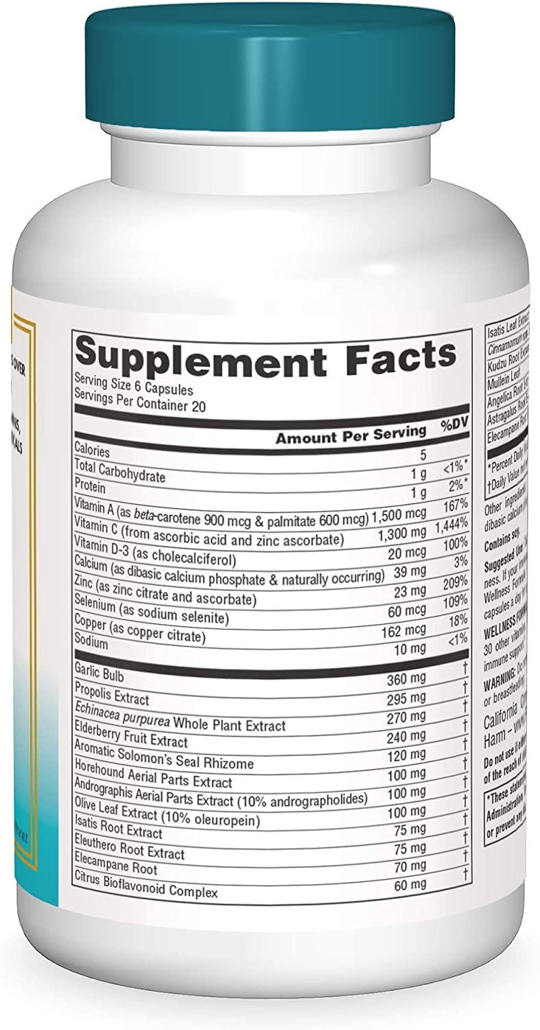 Source Naturals Wellness Formula - 120 Capsules - Immune System Support & Booster | Buy Now with ...