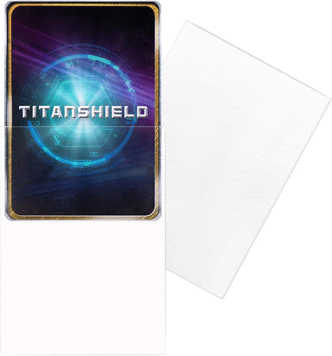 TitanShield 150 White Standard Size Board Game Trading Card Sleeves ...