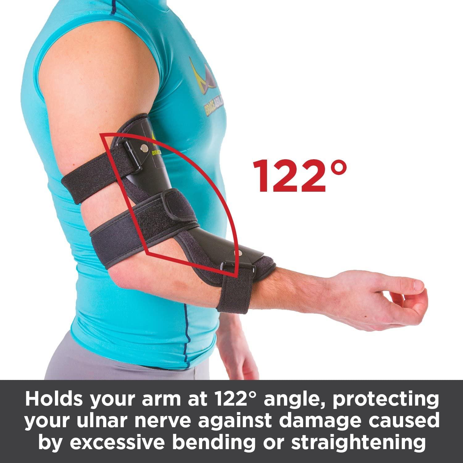 BraceAbility Cubital Tunnel Syndrome Elbow Brace - Ulnar Nerve Pain ...