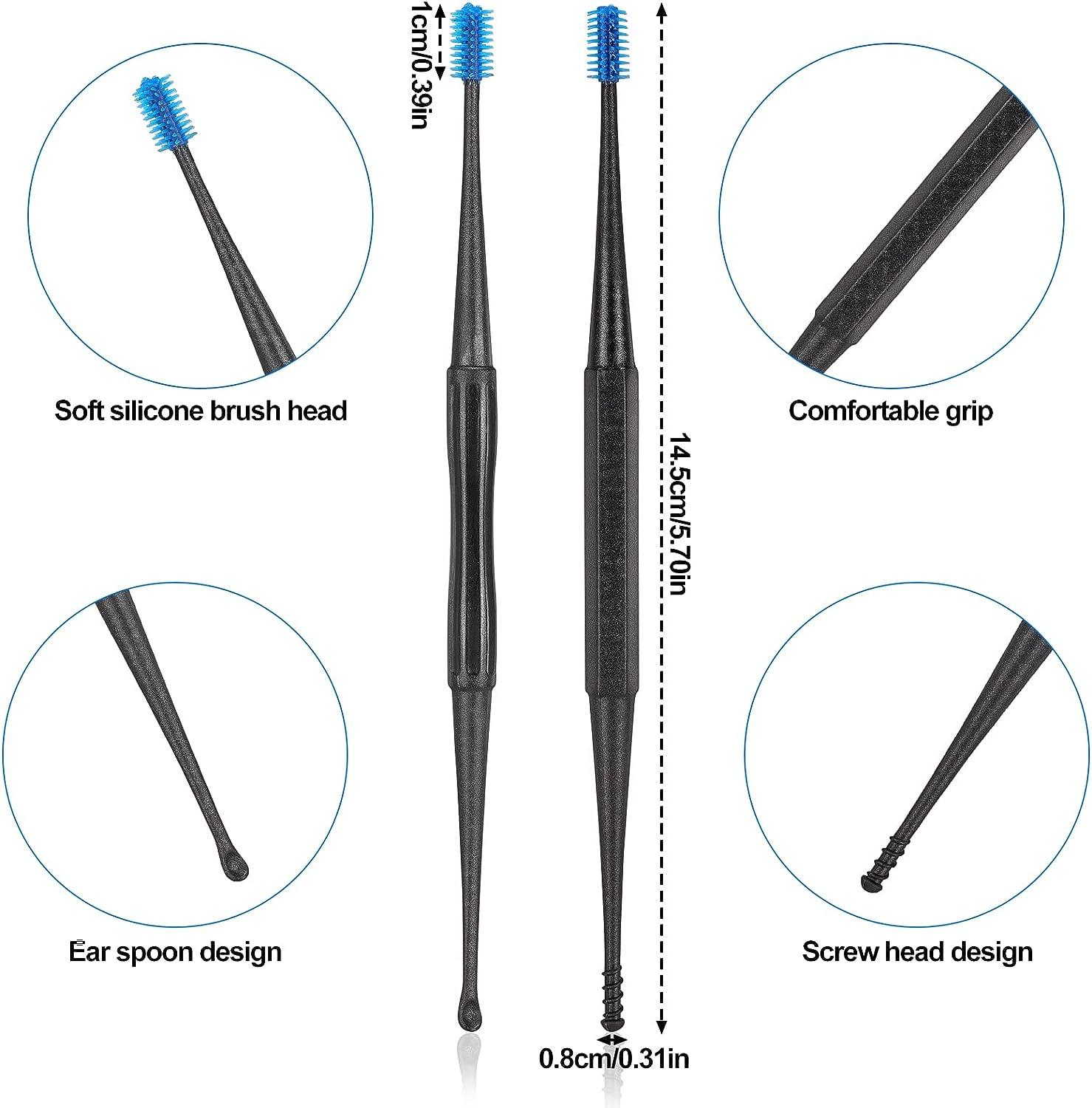 6-Piece Earwax Remover Spiral Silicone Kit - Soft & Flexible Ear ...