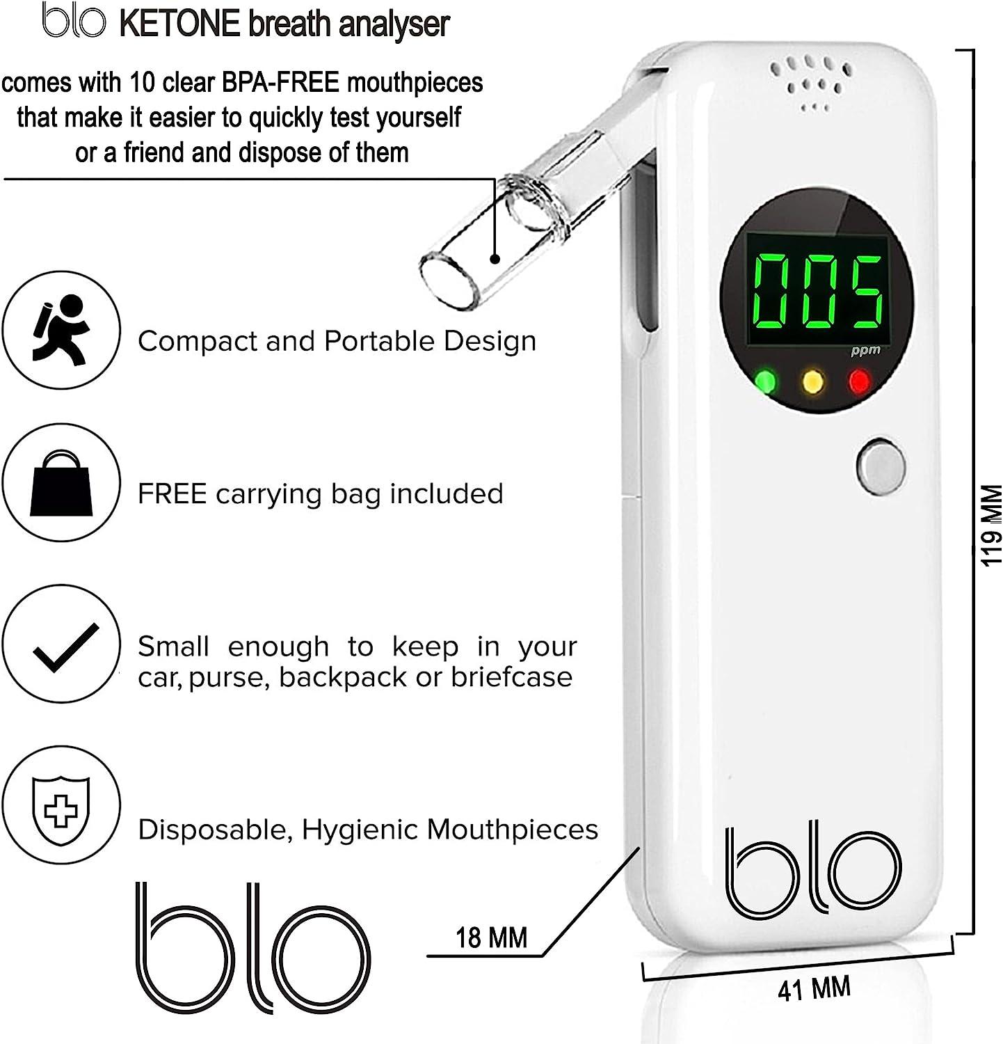 BLO Digital Ketone Breath Analyzer for Keto Diet & Weight Loss ...