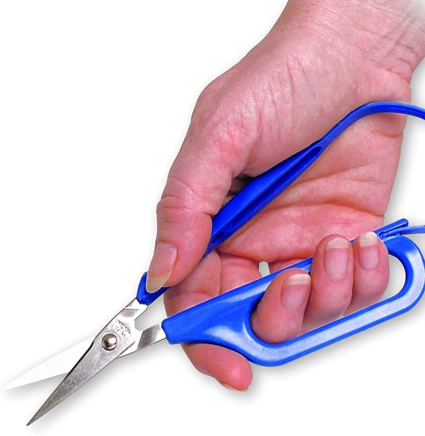 PETA Easi-Grip Long Loop Scissors Stainless Steel and Polymer Handle ...