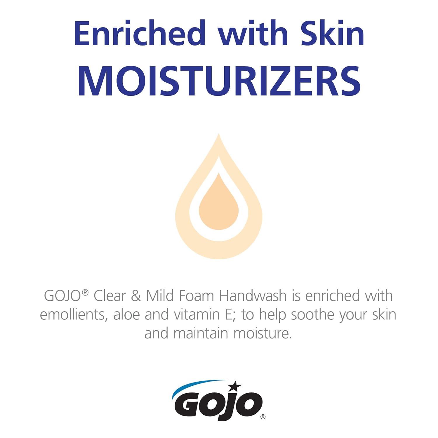GOJO Clear & Mild Foam Handwash EcoLogo Certified 700 mL Hand Soap ...
