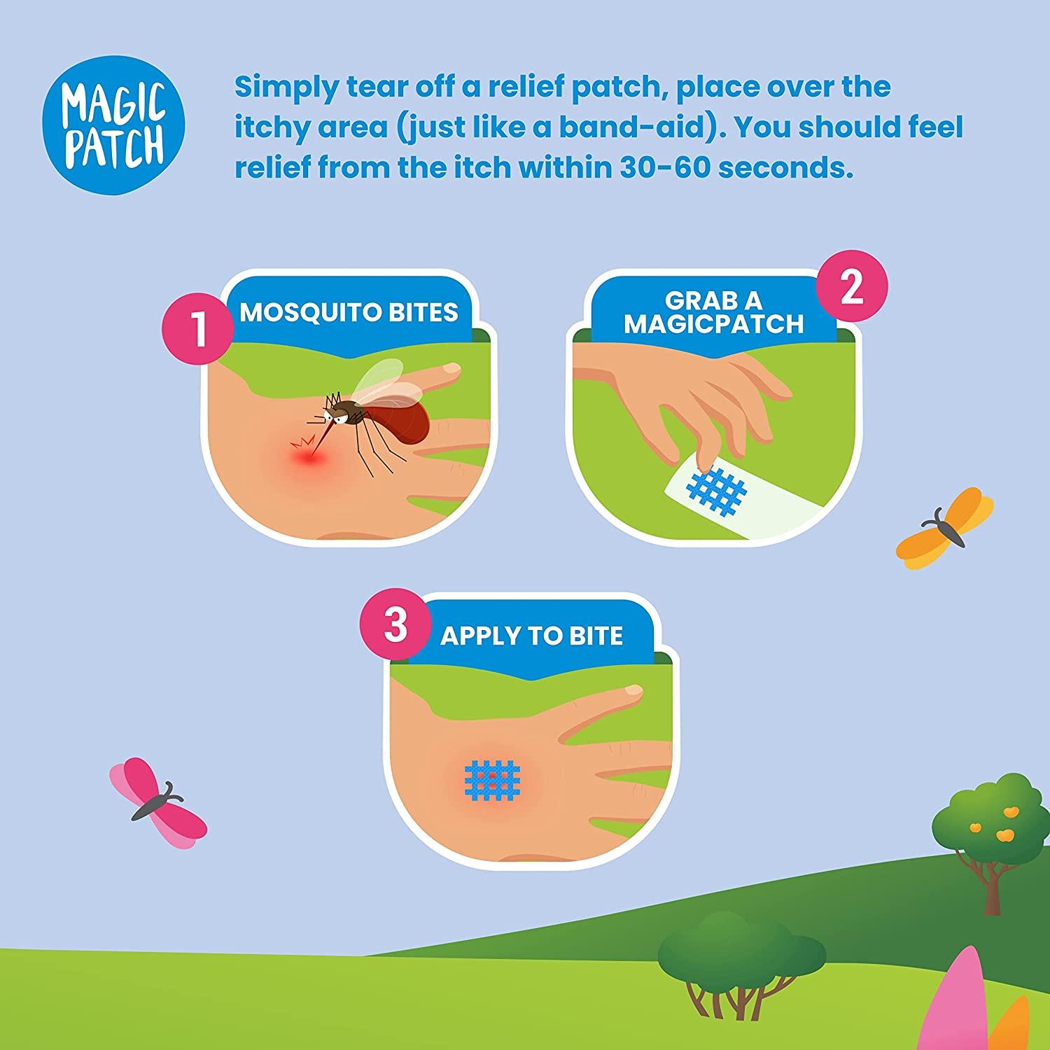 BuzzPatch Magic Patch Itch Relief Patches - 27 Patches - Chemical-Free ...