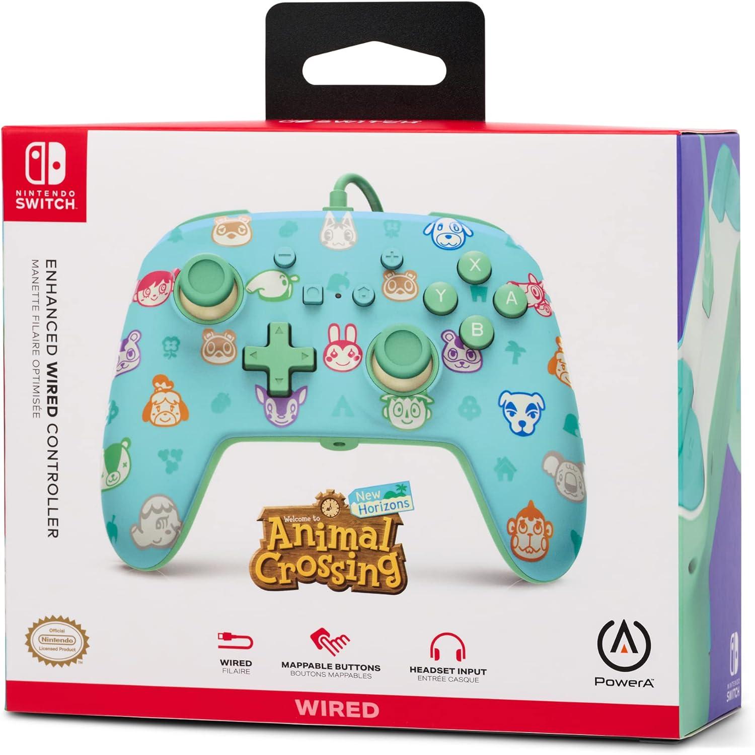 PowerA Enhanced Wired Controller for Nintendo Switch - Animal Crossing ...
