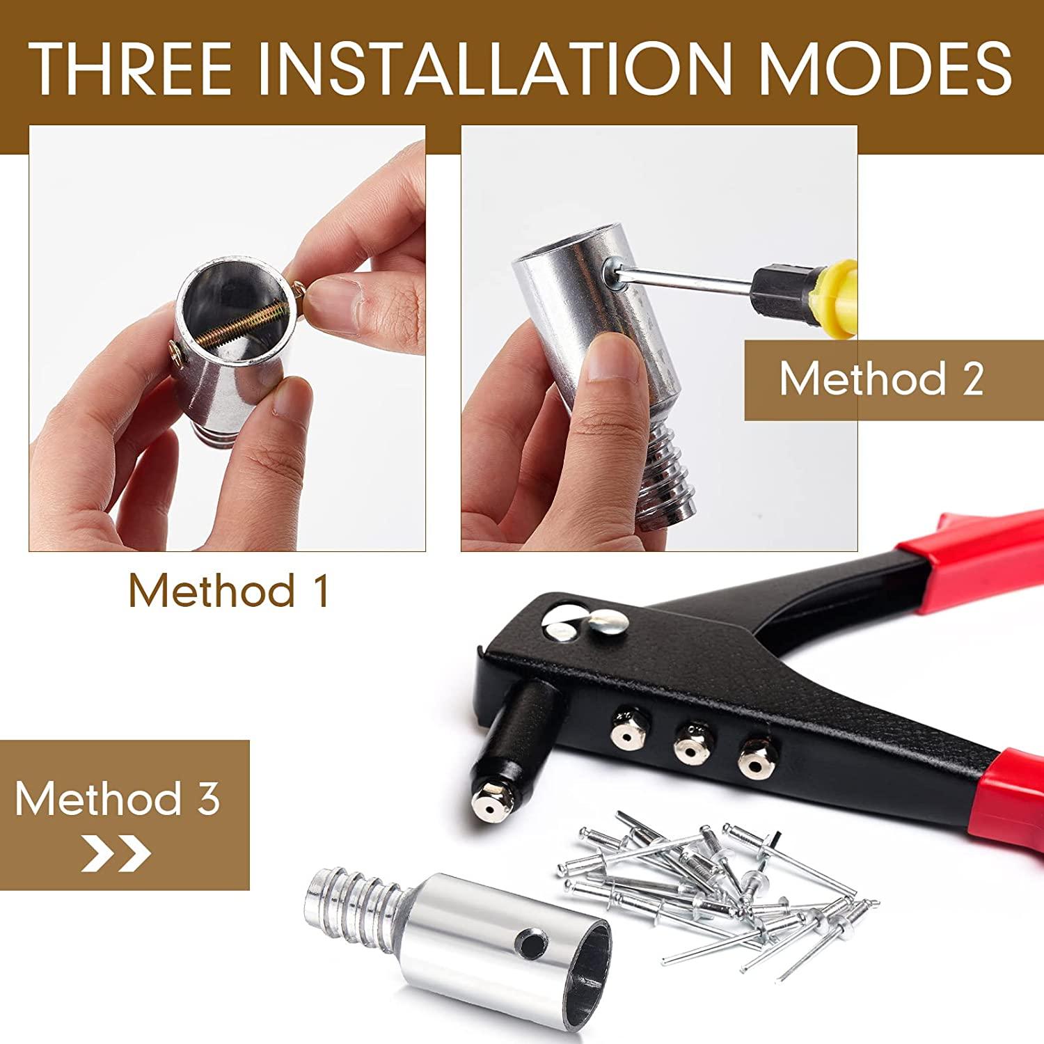 6 Pcs Threaded Tip Replacement Kit for Extension Poles - Metal Threaded ...