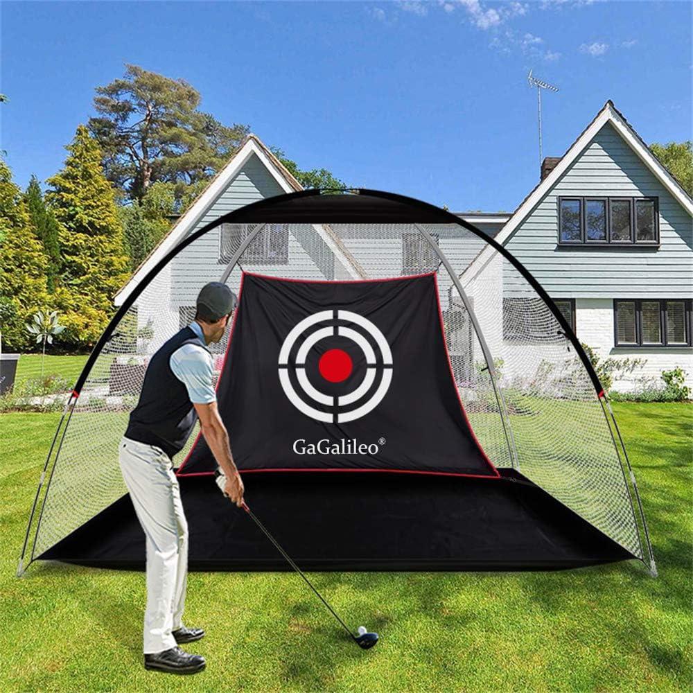 12x7x6FT Golf Net with Target Cloth - Heavy Duty Backyard Driving Range ...