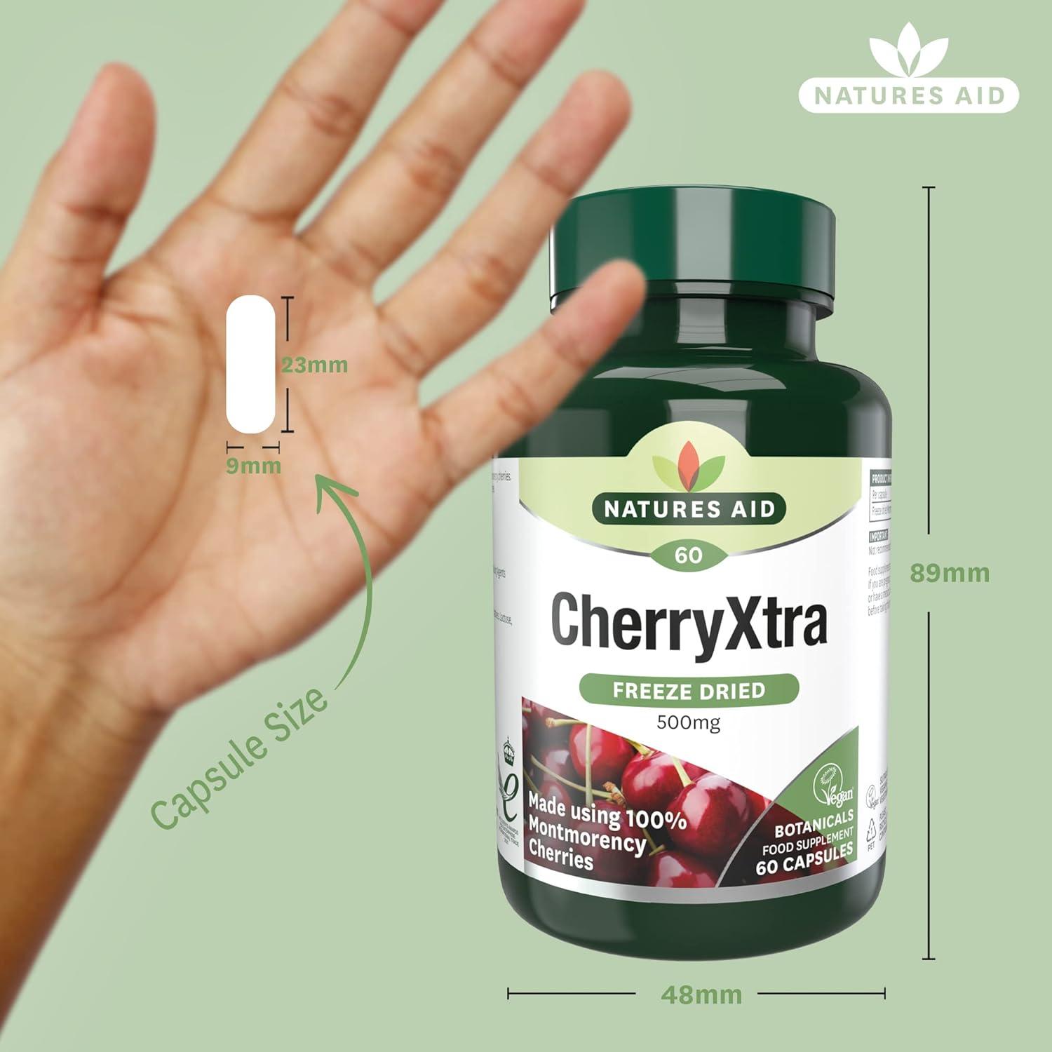 Natures Aid Cherryxtra 500mg 60 Capsules | Buy Now with Express ...