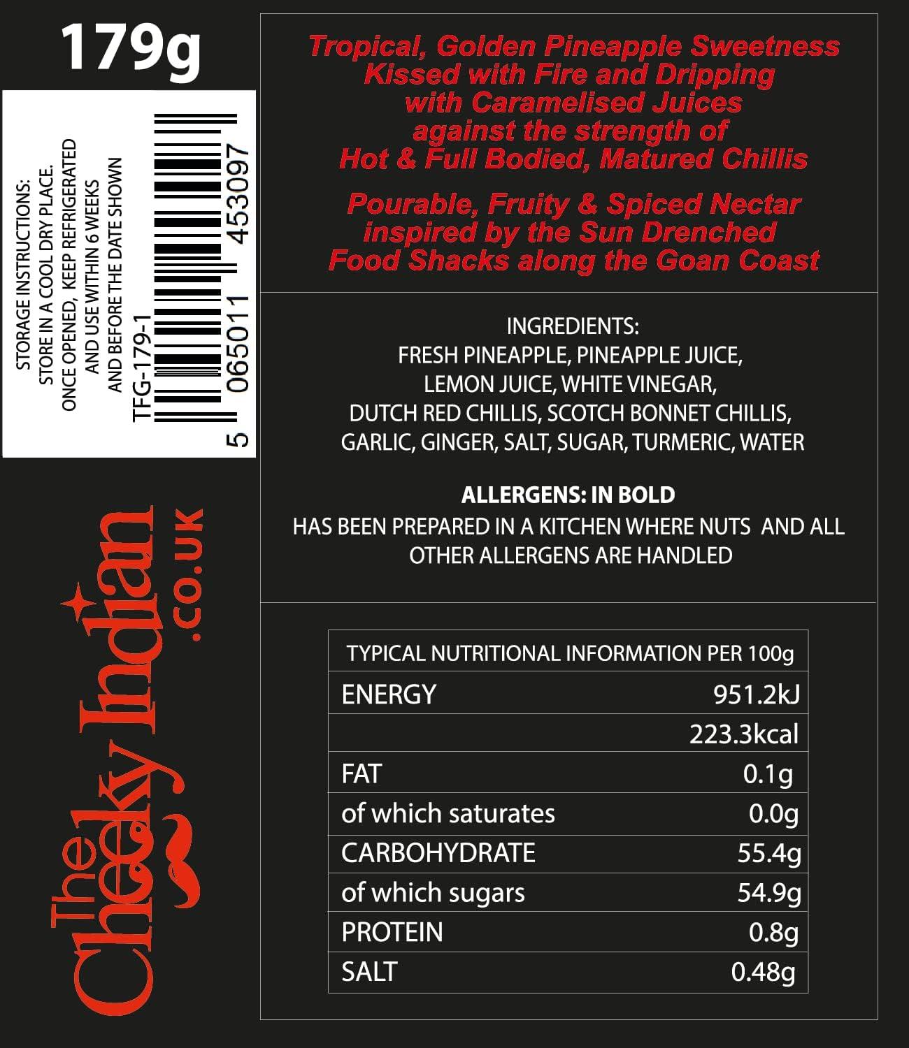 The Cheeky Indian Fruity Goan Hot & Sweet Indian Style Sauce Tropical ...