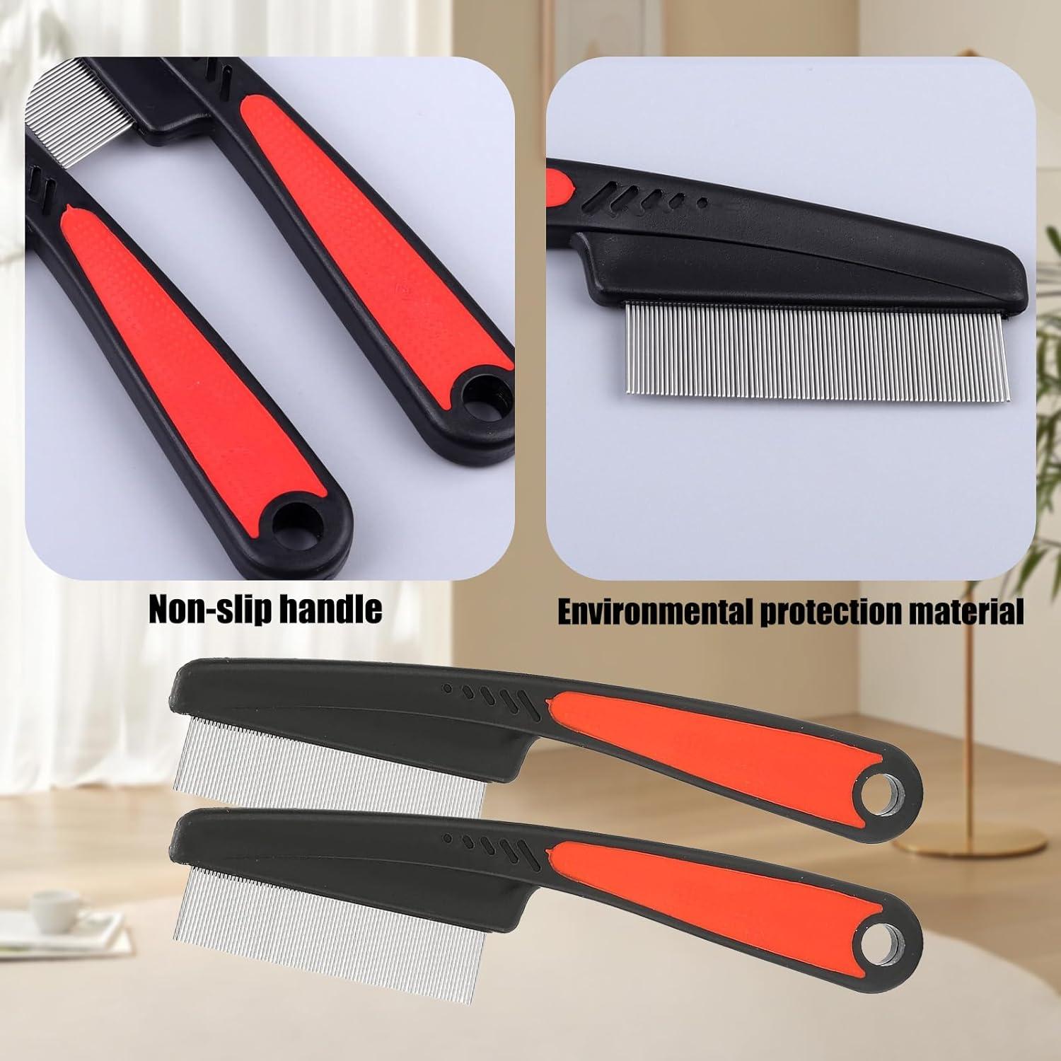 Buy Stainless Steel Lice Comb Dandruff Brush & Scalp Comb - Nyda ...