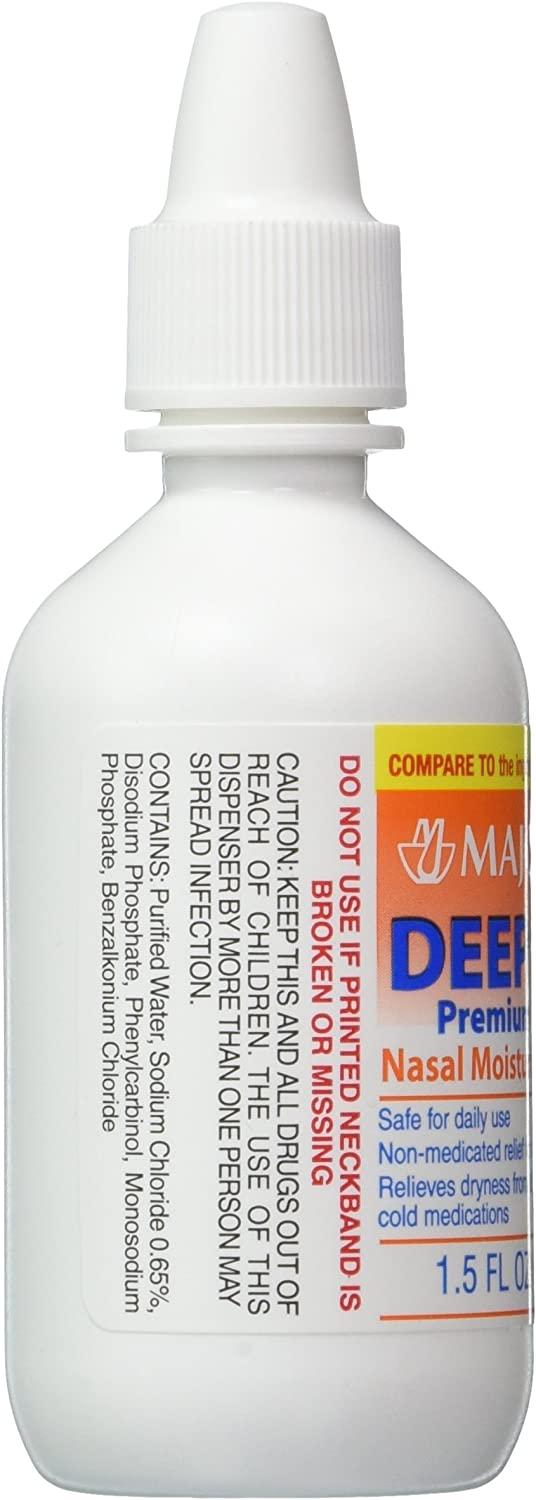 Deep Sea Saline Nasal Spray 1.5 oz - Pack of 12 Bottles | Ocean Nasal ...