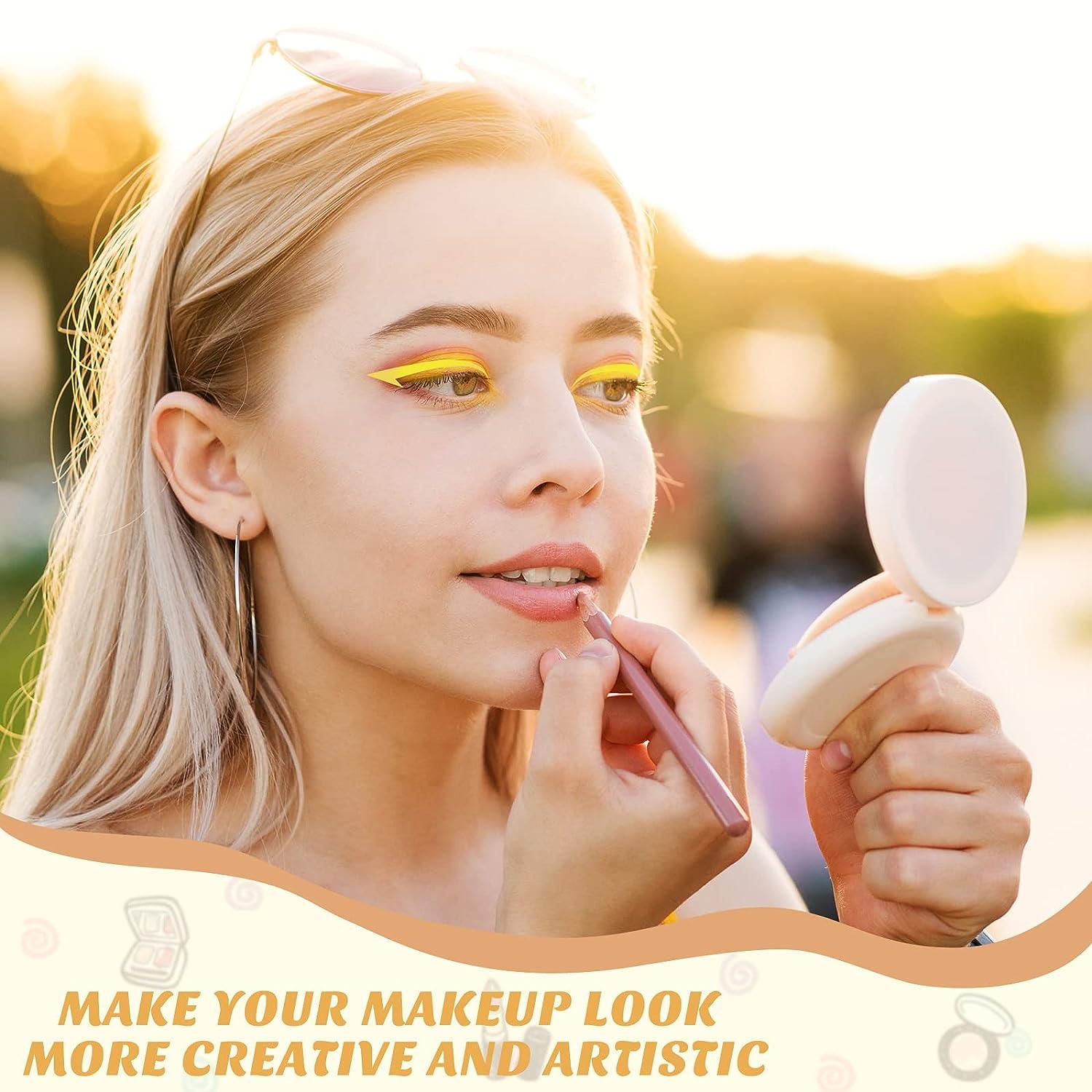 Dansib 36 Pairs Glitter Eyeliner Stickers - Reusable, Waterproof ...