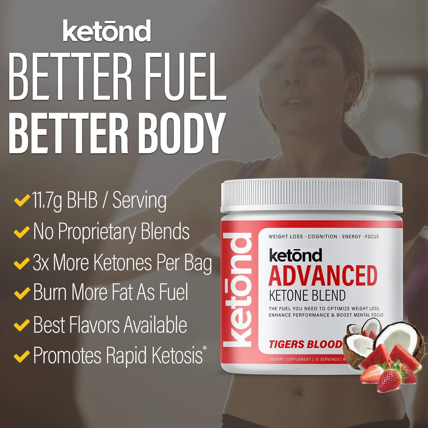 Ketond Exogenous Ketones Advanced Blend Drink Ketones for Rapid Weight ...