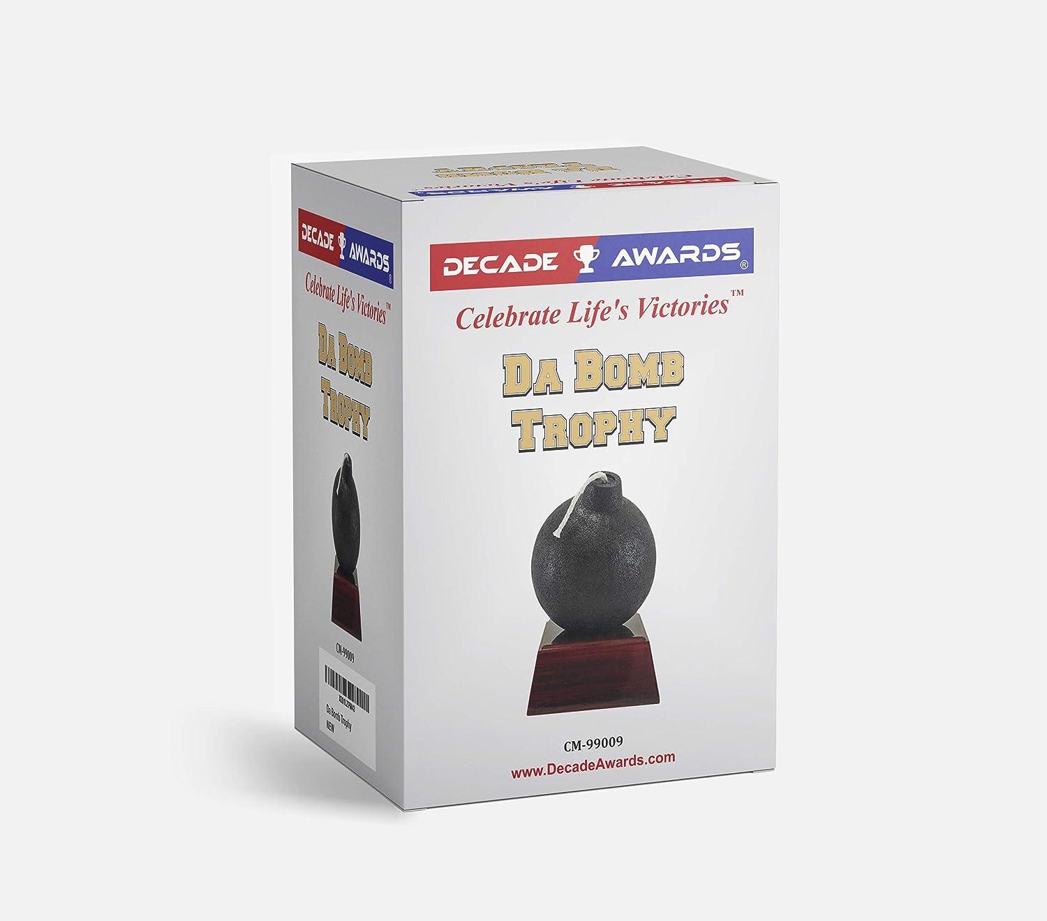 Decade Awards Da Bomb Trophy - 5.5 Inch - Custom Engraved Plate ...