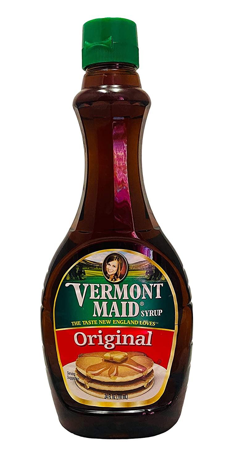 Vermont Maid Original Syrup 24 Fl. Ounce Pack of 3 - Authentic Maple ...