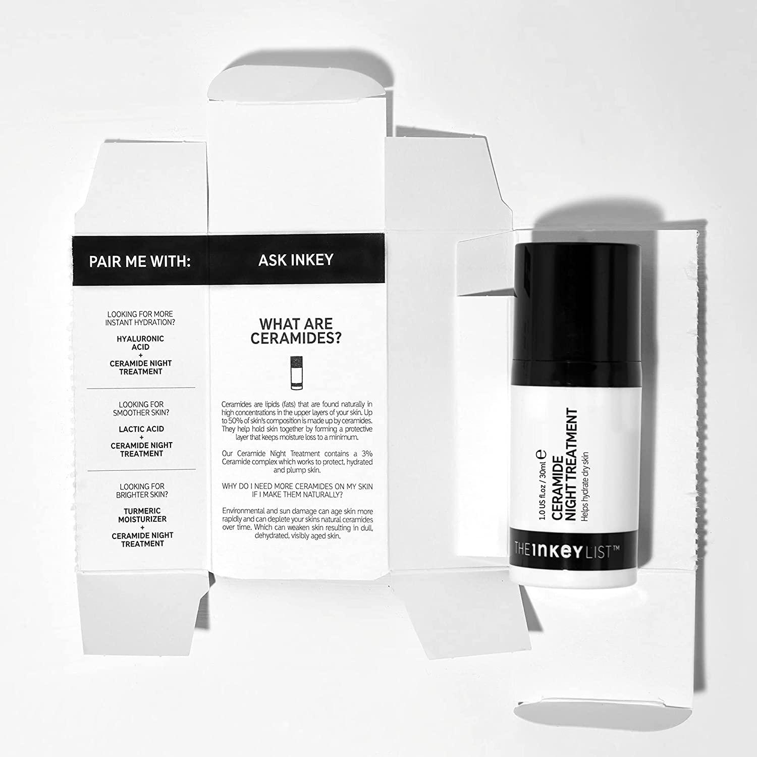 Inkey List Ceramide Night Treatment - Repair and Hydrate Your Skin ...