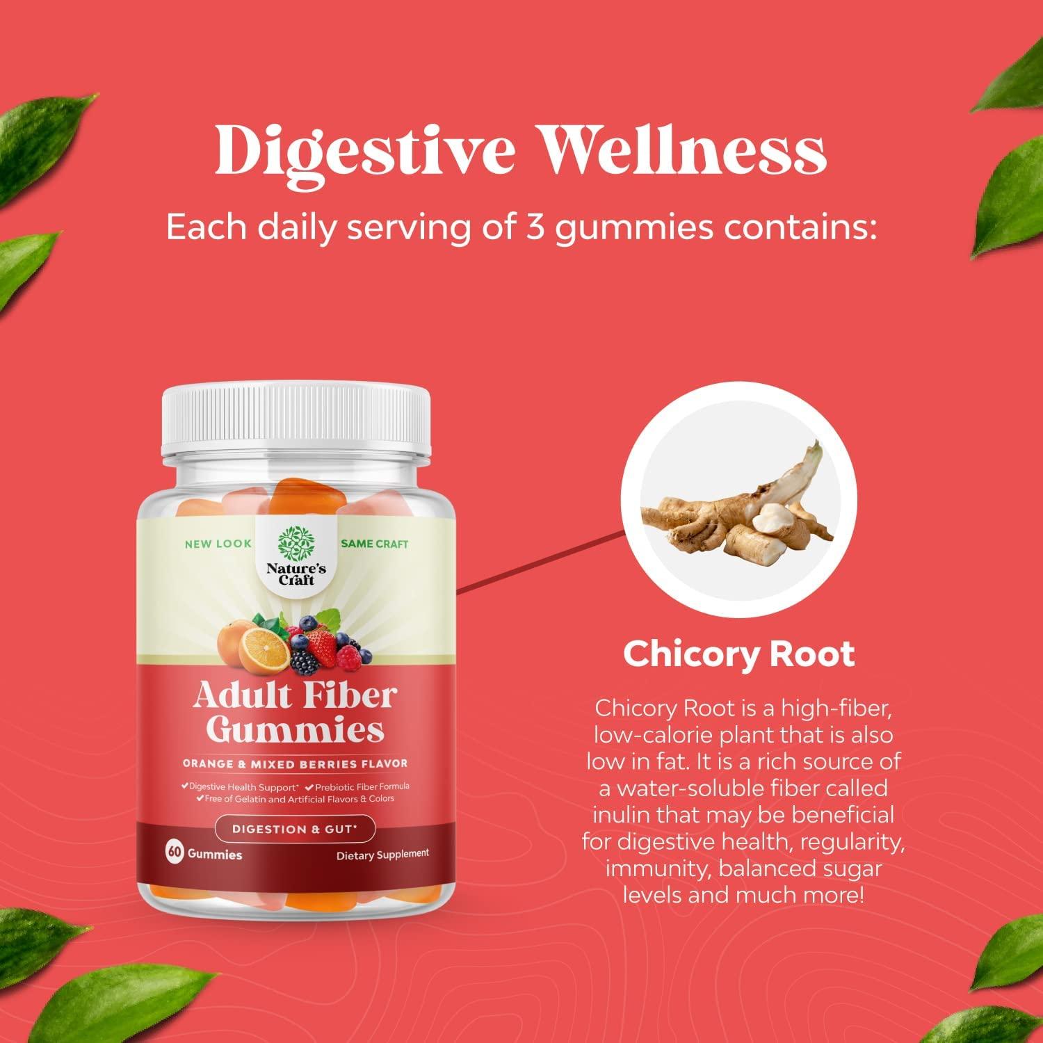 Halal Fiber Gummies for Adults - Colon Health & Digestive Support ...