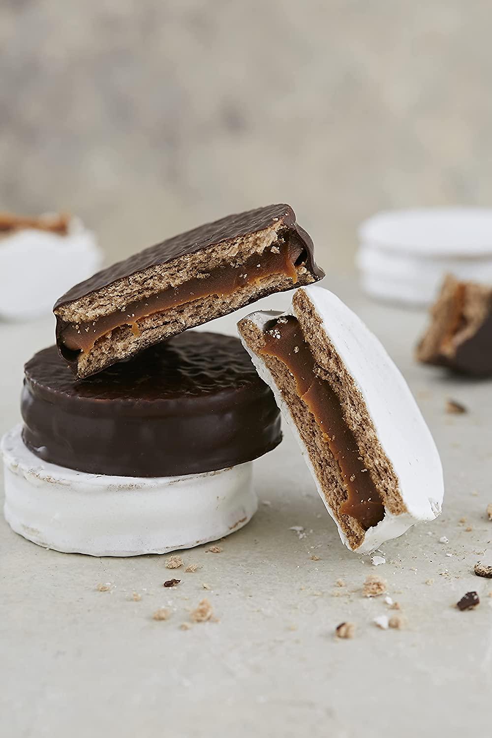 12-Piece Mixed Chocolate and Dulce de Leche Alfajor Box for a Decadent ...
