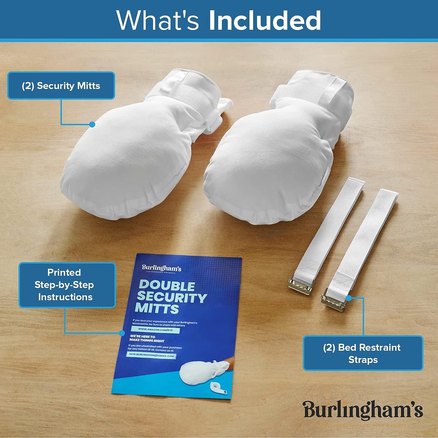 Medical Double Security Mitts for Elderly & Medical Procedures - One ...