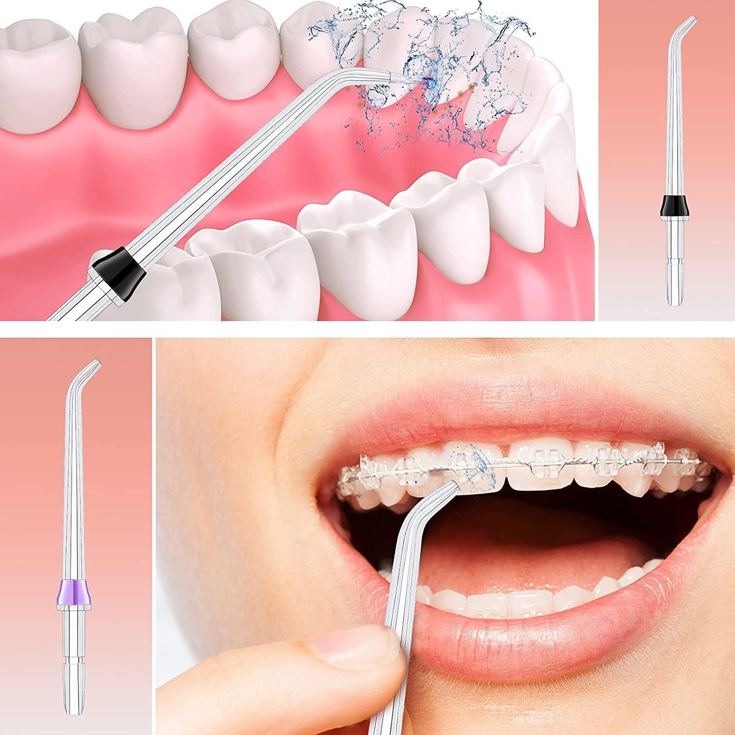 9 Pcs Replacement Tips for Waterpik Water Flosser Oral Irrigator Nozzle ...