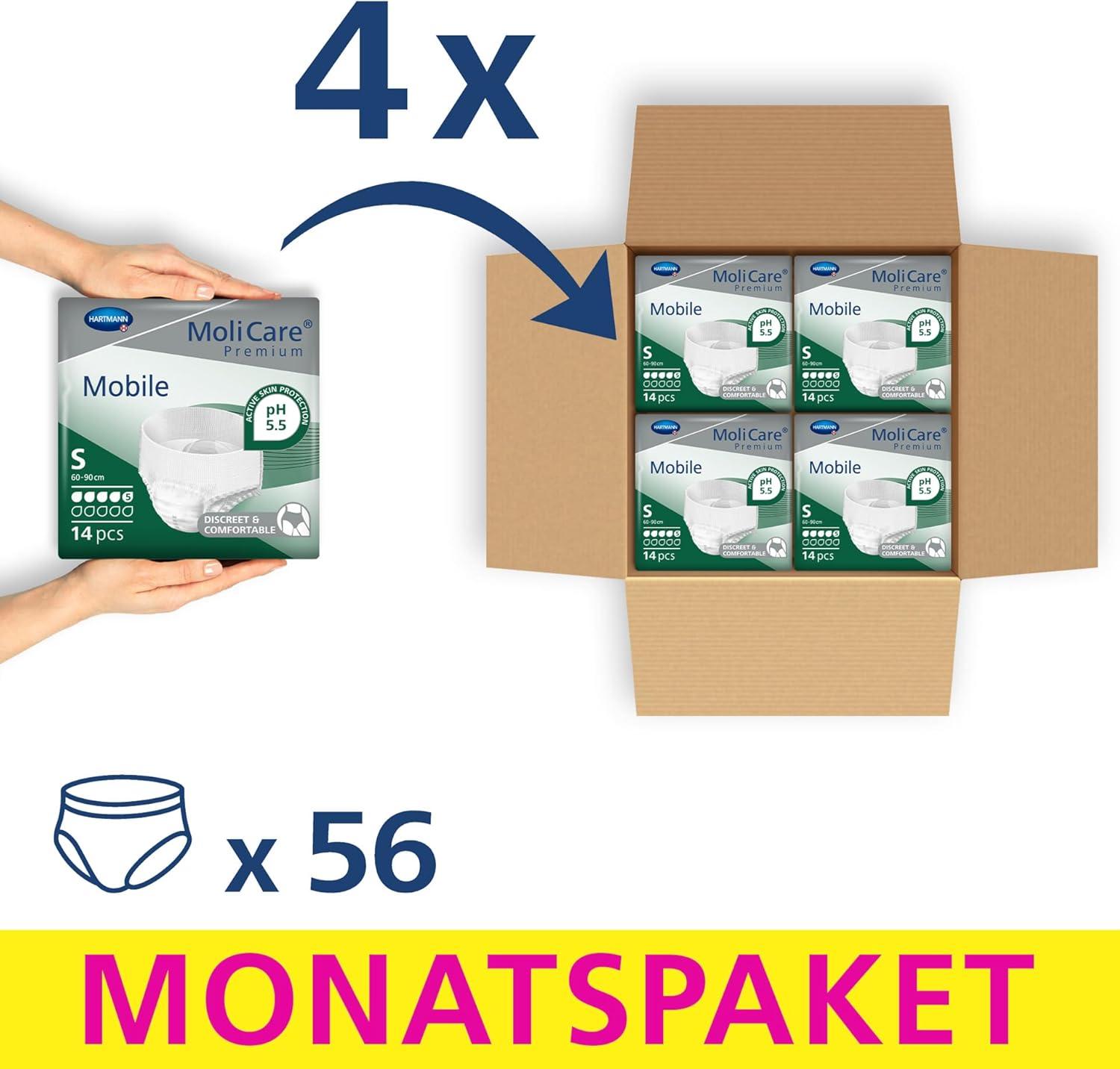 Molicare Premium Mobile Disposable Pants for Incontinence Discreet Use ...
