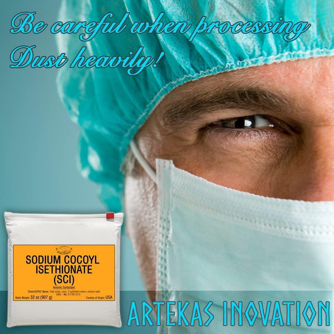 Sodium Cocoyl Isethionate (SCI) Powder 32 oz - Anionic Foaming ...