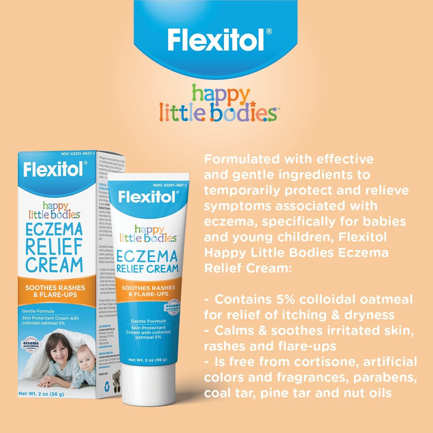 Flexitol Happy Little Bodies Eczema Relief Cream 2oz - Soothes and ...