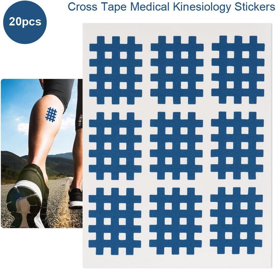 Cruciate Ligament Kinesiology Stickers - 20 Piece Set for Sports ...