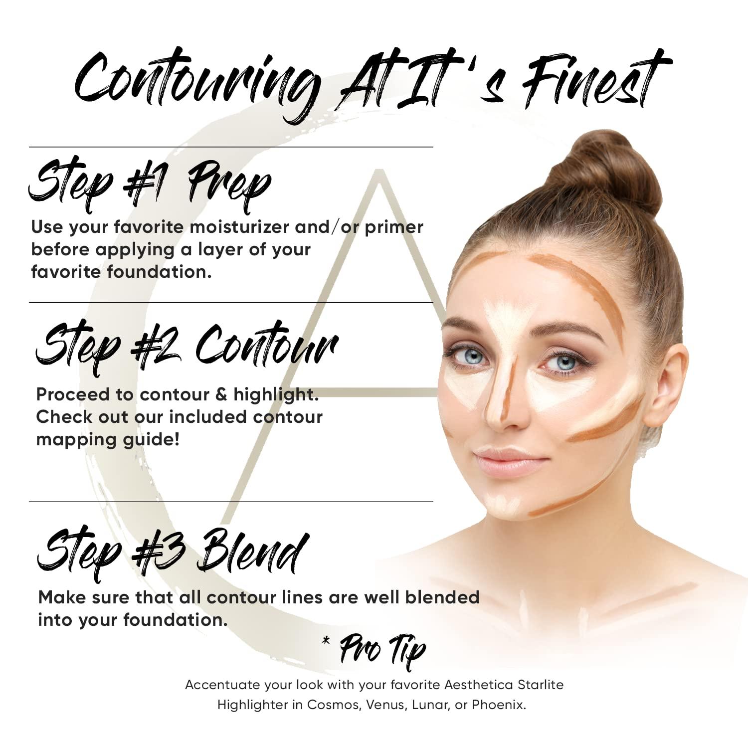 Aesthetica Cosmetics Cream Contour and Highlighting Kit - Vegan ...