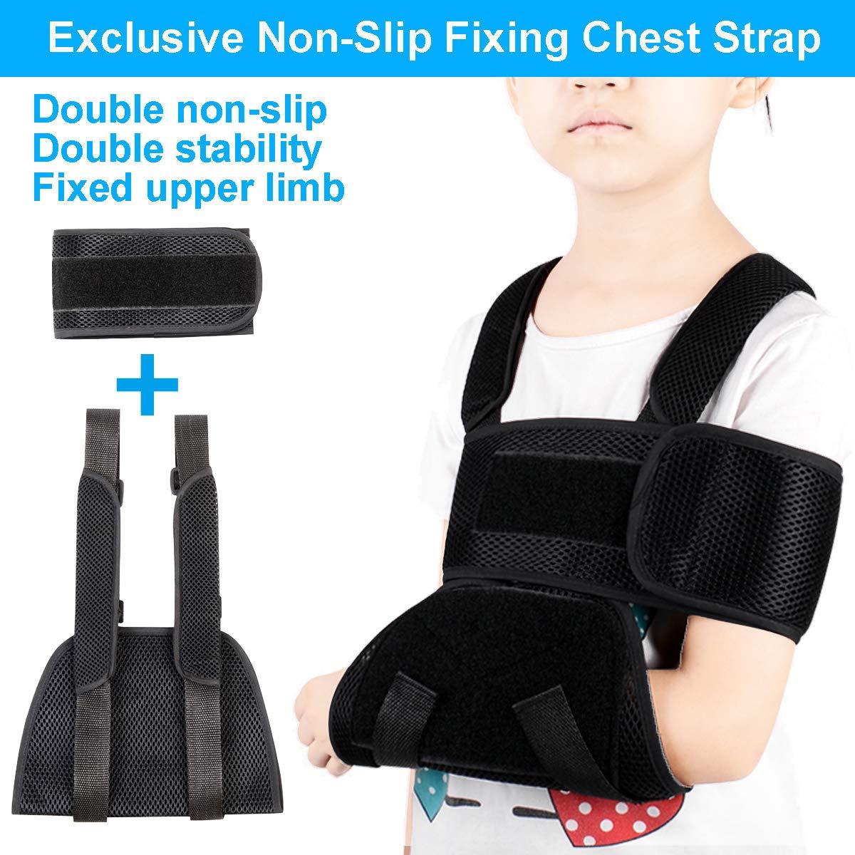 DouHeal Medical Kids Arm Sling - Breathable, Adjustable Toddler Arm ...