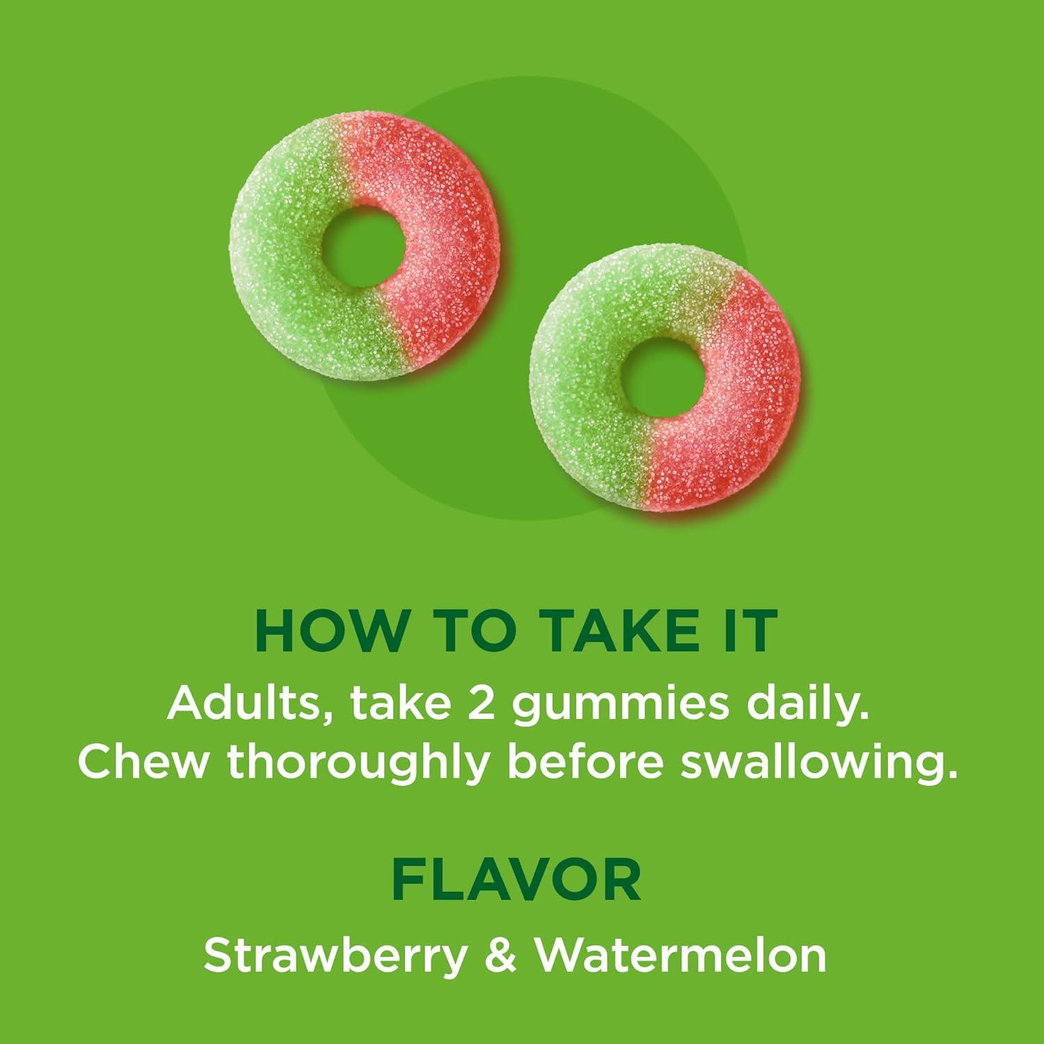 OLLY Fiber Gummy Rings 5g Prebiotic Fiber FOS (Fructo-oligosaccharides ...