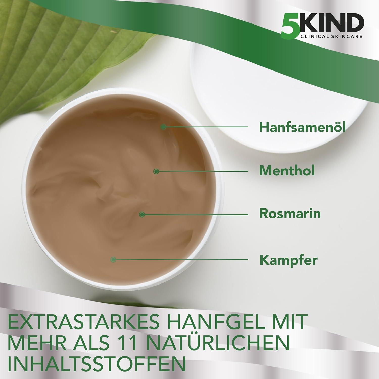 5Kind Hemp Active Gel 200ml | High-Dose Ointment for Joints & Muscles ...