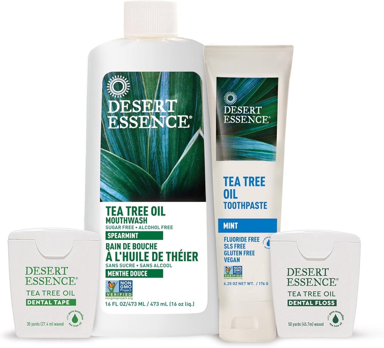 Desert Essence Tea Tree Mint Toothpaste 185 ml - Natural Fresh Breath ...