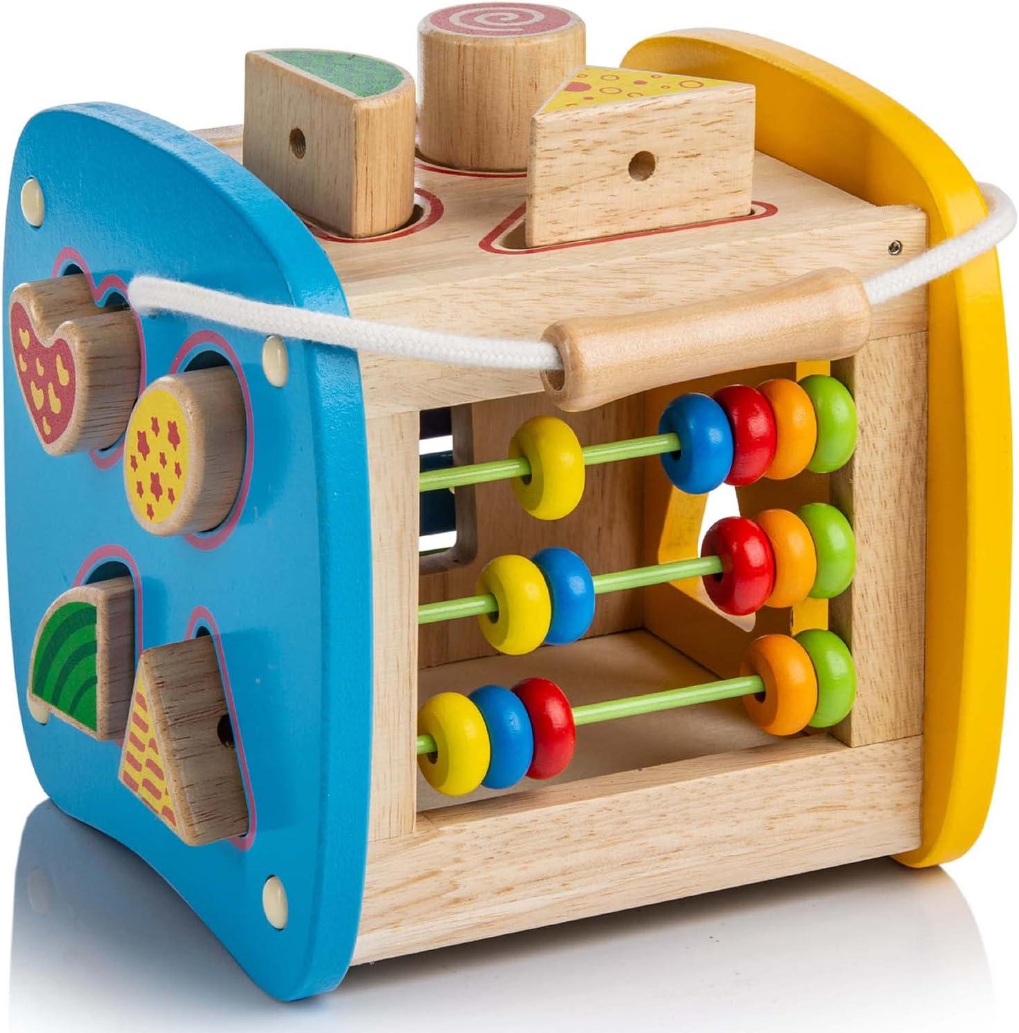 All Kids United Wooden Plug-In Cube Toy | Motor Skills & Design ...