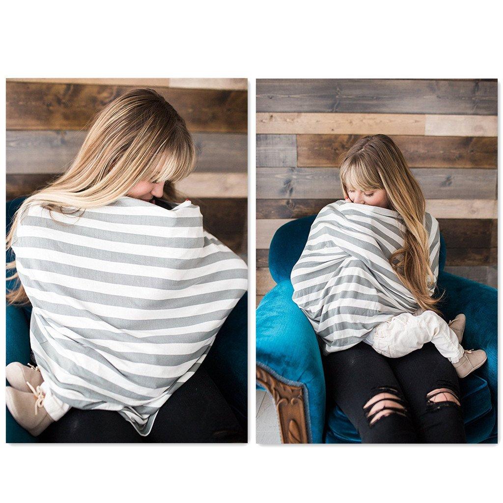 Nursing Cover & Scarf | Discreet Breastfeeding Made Easy - Ideal for ...