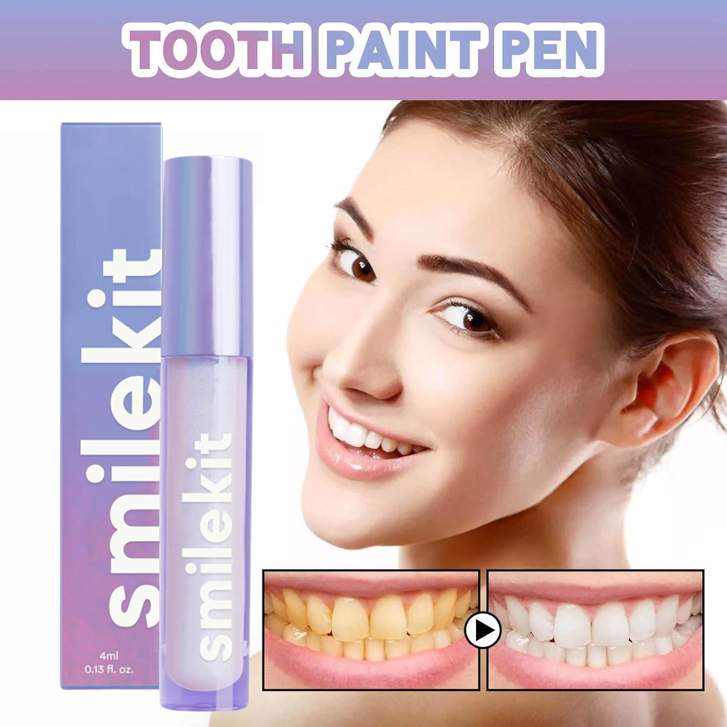 4-Piece Tooth Whitening Pen Kit | Pain-Free Teeth Bleaching for Quick ...