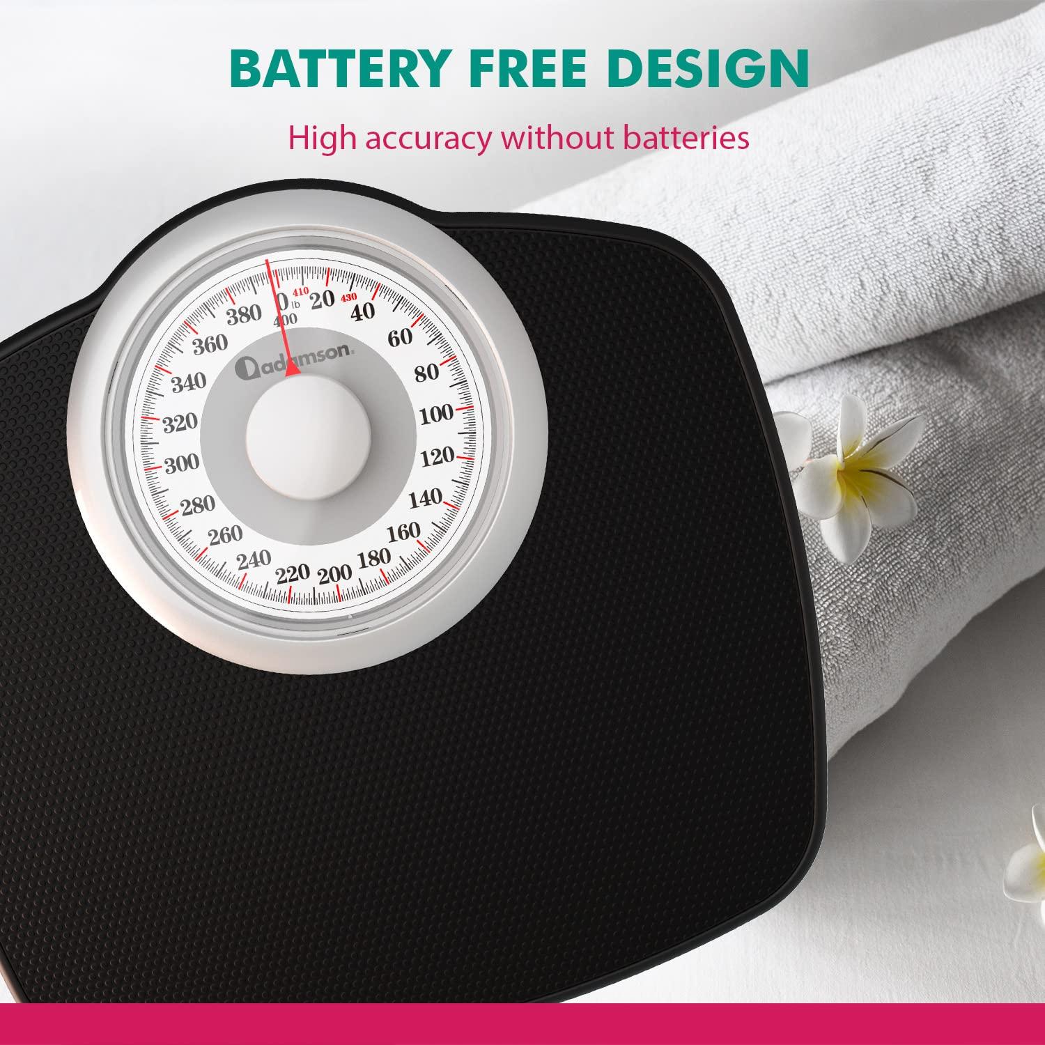 Adamson A25W Body Weight Scale - Up to 400 LB - New 2023 - Anti-Skid ...