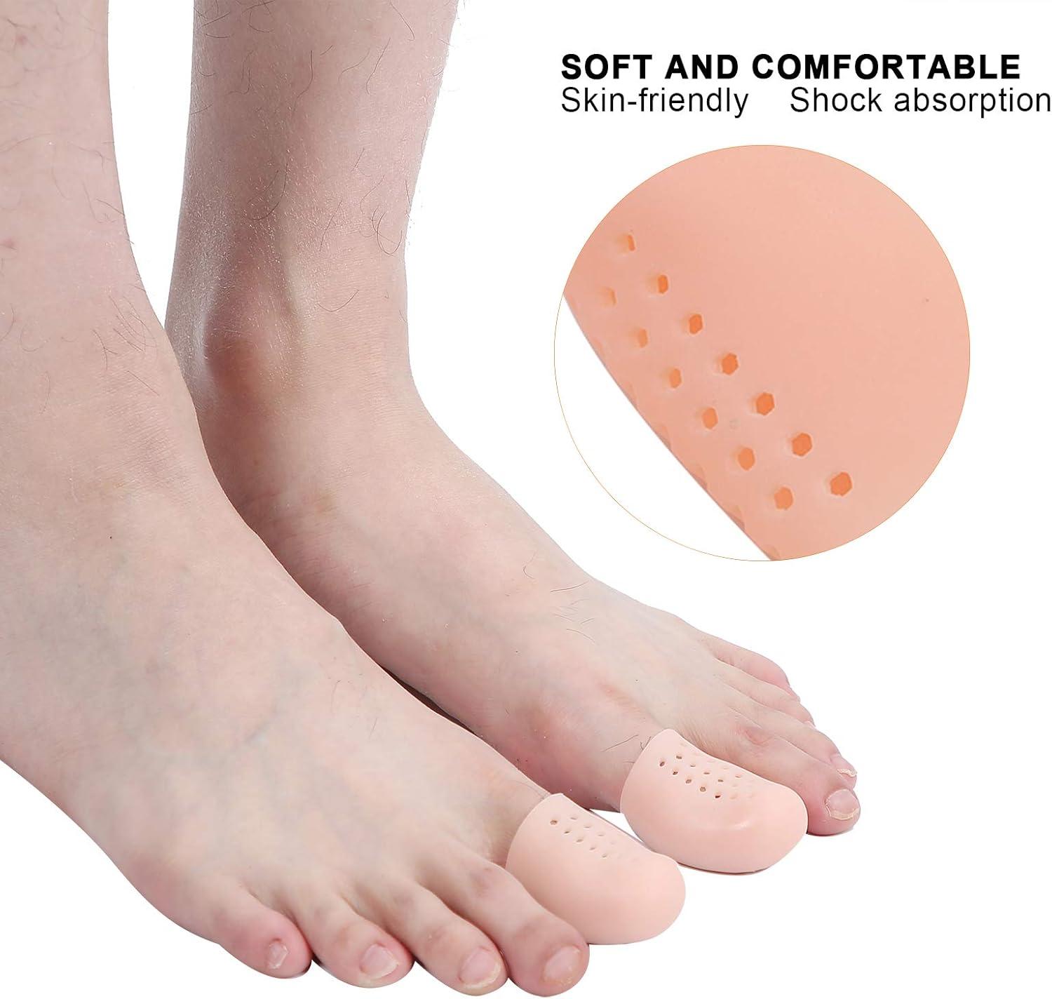10 Pairs SEBS Big Toe Protector - Reusable Bunion Pads & Toe Separator ...