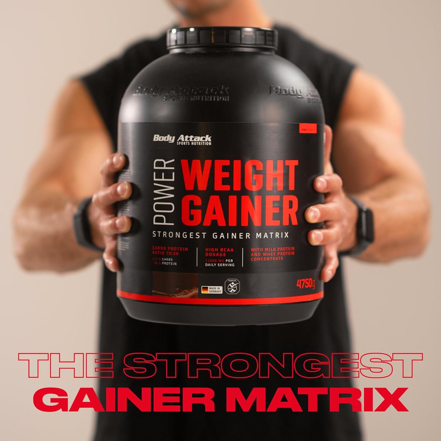 Body Attack Weight Gainer 1.5 kg - Milk Chocolate | Mass Gainer with ...
