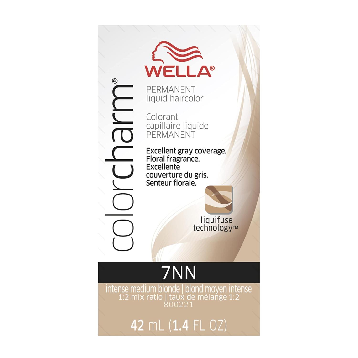 Wella ColorCharm 7NN Intense Med Blonde Liquid Hair Color - Gray ...