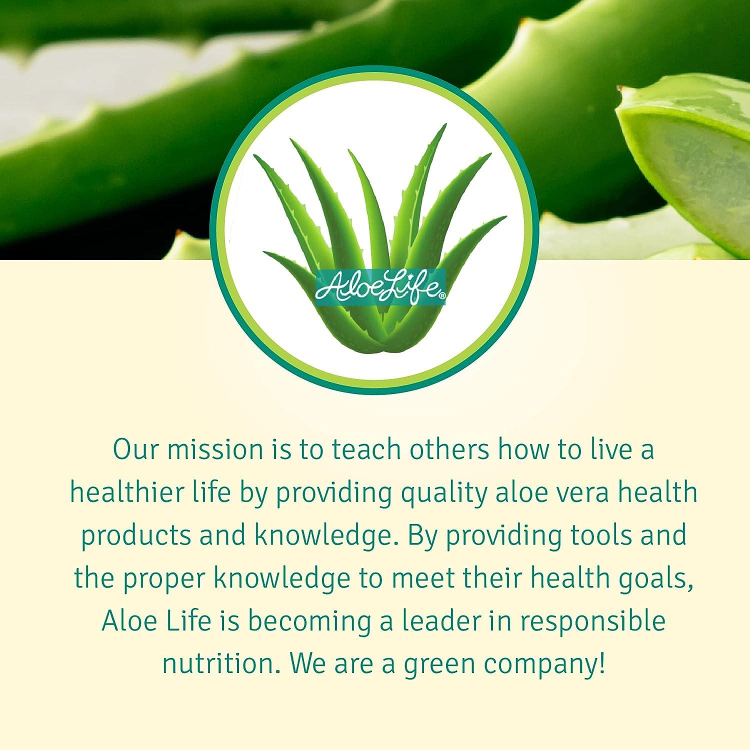 Aloe Life Aloe Vera Juice Concentrate - Soothing Relief for Indigestion ...