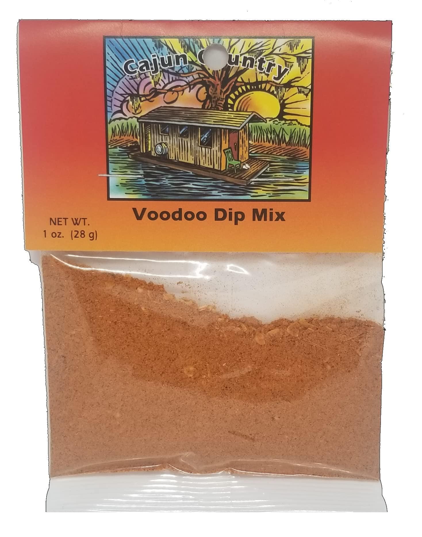 Cajun Country Voodoo Dip Mix 1oz Packet | No MSG | Makes 2.5 Cups of ...