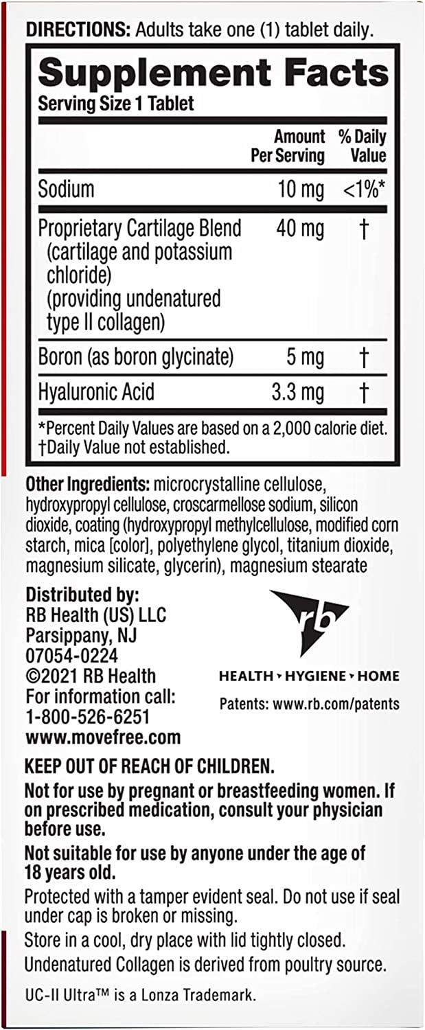 Move Free Ultra Triple Action Joint Support Supplement - 64 Tablets ...